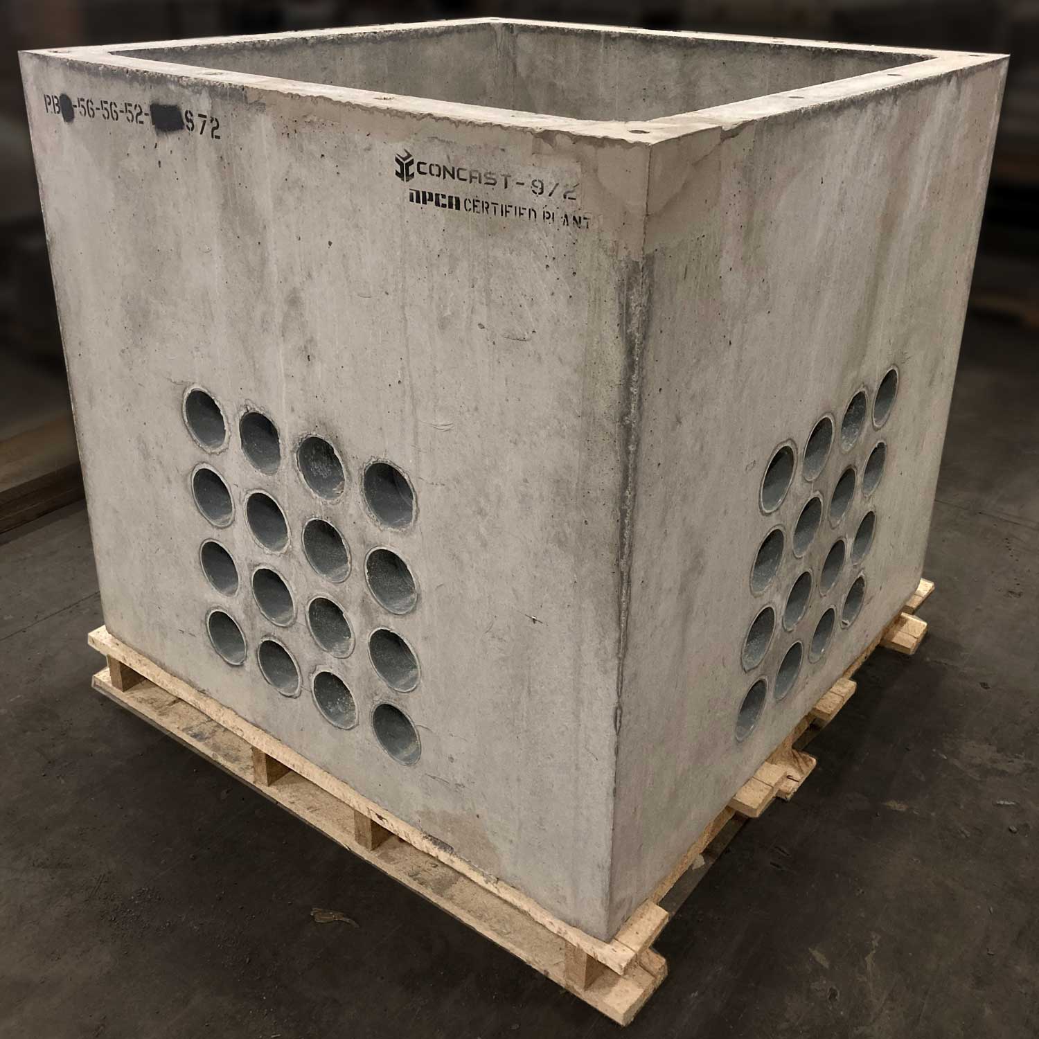 Concast In-Stock Pull Boxes & Flat Pads | Available for immediate delivery.