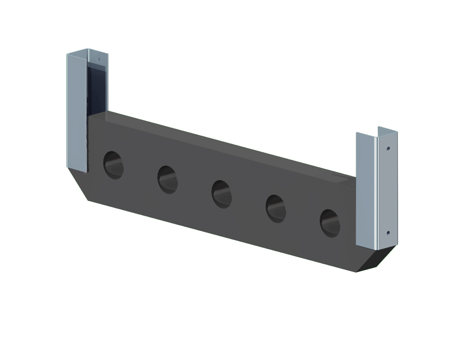 Plastic HDPE cable support blocks sets to support, stabilize, and ...