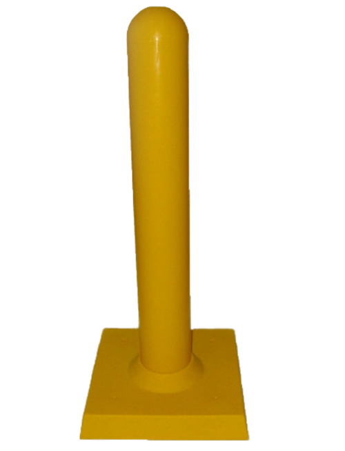 Stand-alone guide posts have large bases provide protection for your ...