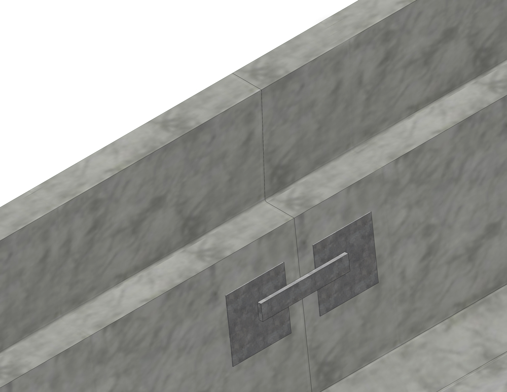 Metal tie straps and weld plates are customizations available to ...