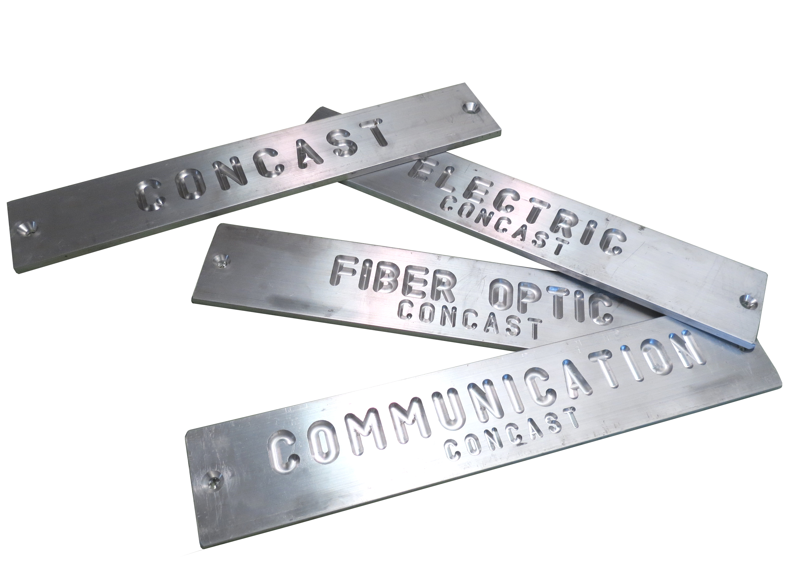 Concast's aluminum ID plates are standard in all of their metal ...