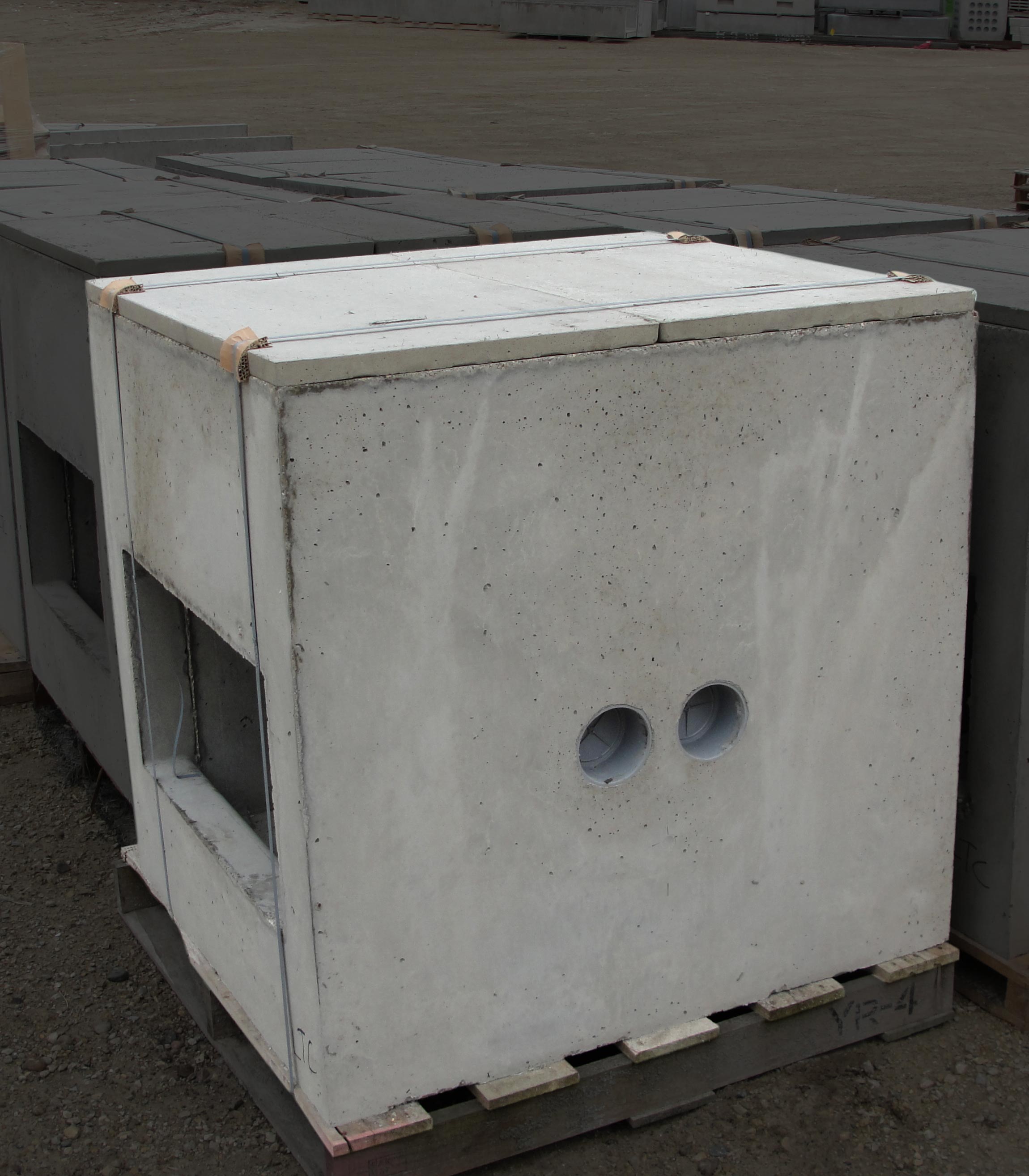 Knockouts and holes added to customize precast Concast, Inc. products ...